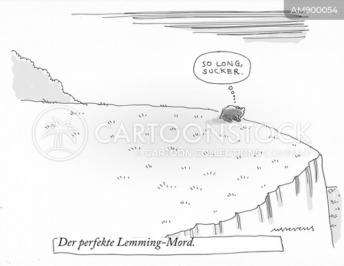 Cartoons und Karikaturen mit Lemminge