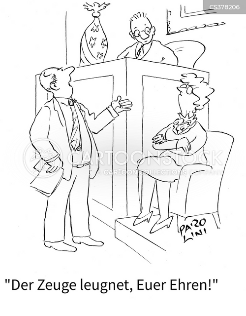 Cartoons und Karikaturen mit Falscher Zeuge