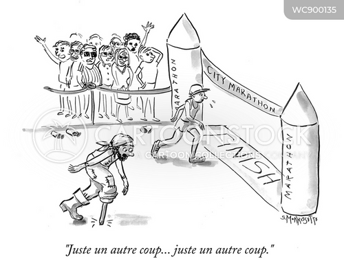 Dessins humoristique et caricaturés avec Coureur De Base