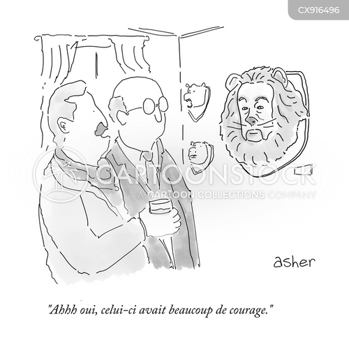 Dessins humoristique et caricaturés avec Courage Et Bravoure