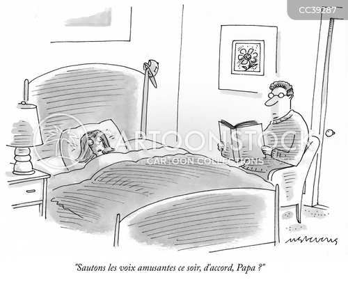 Dessins humoristique et caricaturés avec Lecture Du Coucher