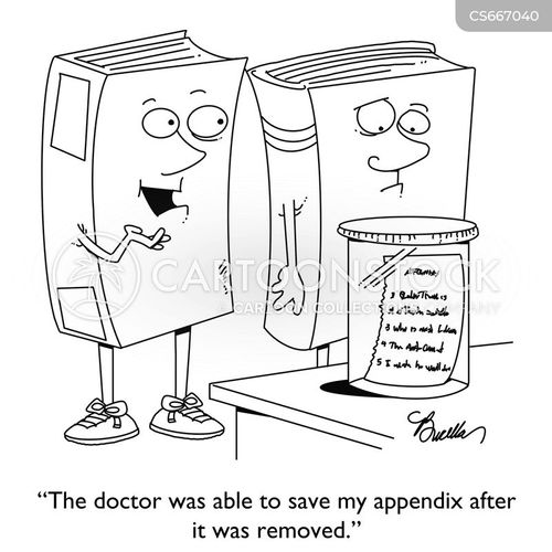 Appendix Cartoons and Comics - funny pictures from CartoonStock