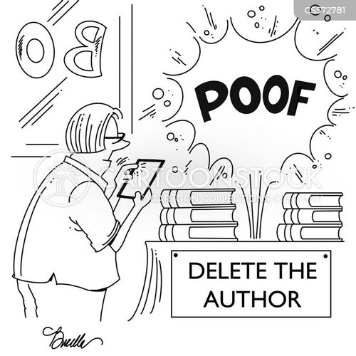 Deletion Cartoons and Comics - funny pictures from CartoonStock