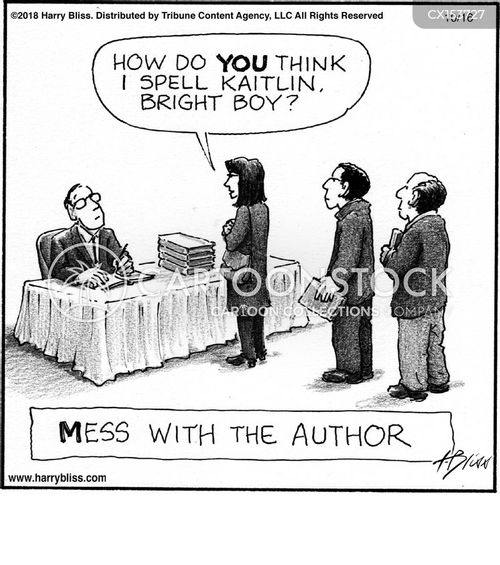 Author Cartoons and Comics - funny pictures from CartoonStock