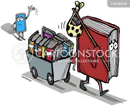 Digital Versus Print Cartoons and Comics - funny pictures from CartoonStock