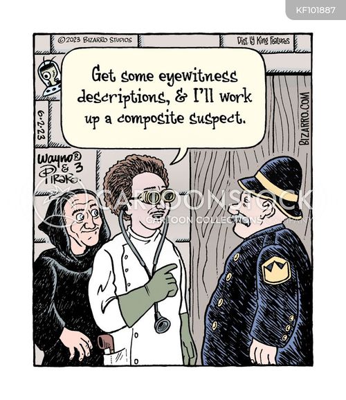 Eyewitnesses Cartoons and Comics - funny pictures from CartoonStock