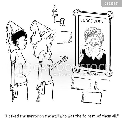 Mirror On The Wall Cartoons and Comics - funny pictures from CartoonStock