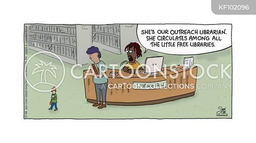 Community Libraries Cartoons and Comics - funny pictures from CartoonStock