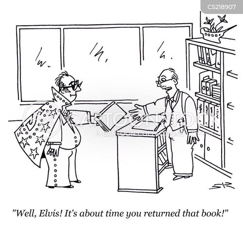 Overdue Books Cartoons and Comics - funny pictures from CartoonStock