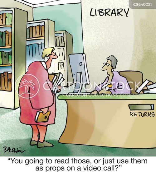 Library Patron Cartoons and Comics - funny pictures from CartoonStock