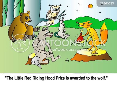 Little Red Cap Cartoons and Comics - funny pictures from CartoonStock