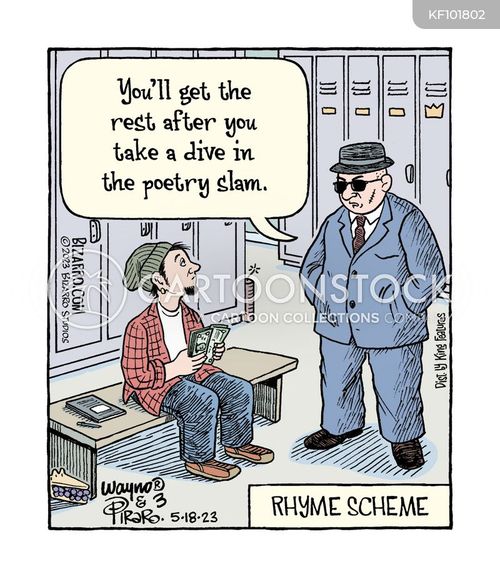 Poetry Competitions Cartoons and Comics - funny pictures from CartoonStock