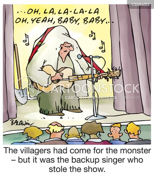 Backup Singers Cartoons and Comics - funny pictures from CartoonStock