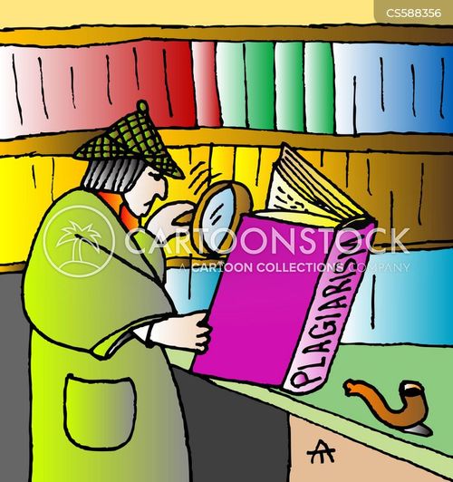 Plagiarism Cartoons and Comics - funny pictures from CartoonStock