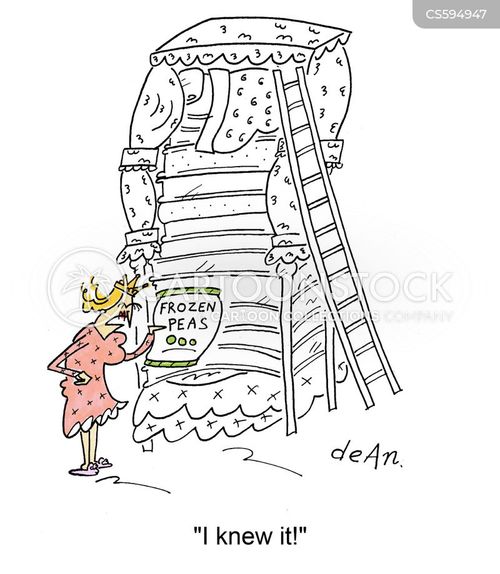 Princess And The Pea Cartoons and Comics - funny pictures from CartoonStock