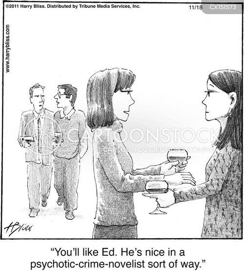 Crime Writers Cartoons and Comics - funny pictures from CartoonStock