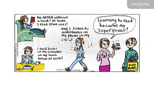 Book Hoarder Cartoons and Comics - funny pictures from CartoonStock