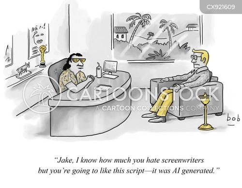 Script Analysis Cartoons and Comics - funny pictures from CartoonStock