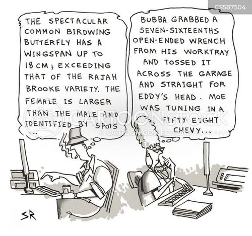 Writing Processes Cartoons and Comics - funny pictures from CartoonStock