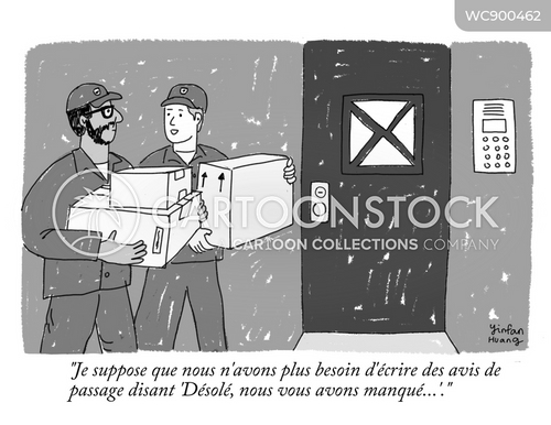 Dessins humoristique et caricaturés avec Livraisons Spéciales