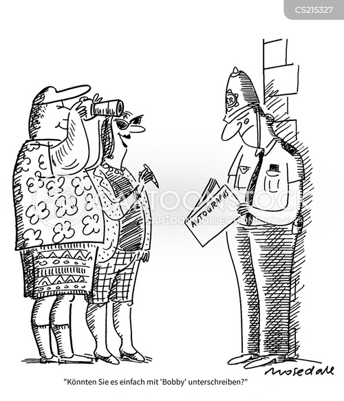 Cartoons und Karikaturen mit Bobbie