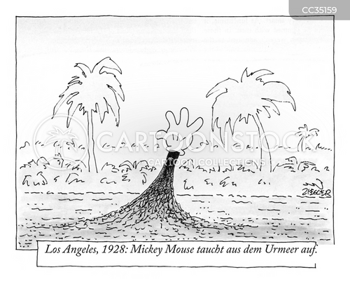 Cartoons und Karikaturen mit Cartoon-evolution
