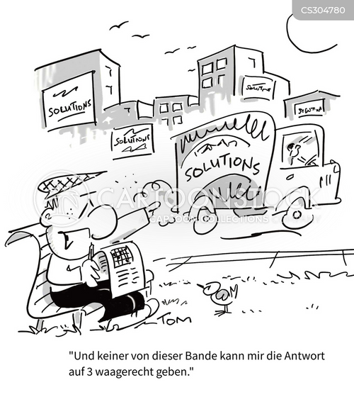Cartoons und Karikaturen mit Handelsname