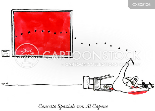 Cartoons und Karikaturen mit Al Capone
