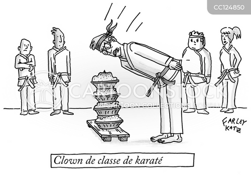 Dessins humoristique et caricaturés avec Coup De Karaté