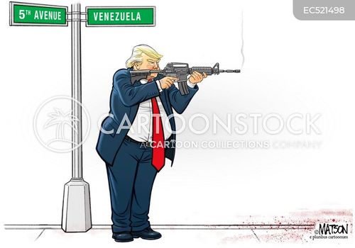 Trump Venezuela Cartoons and Comics - funny pictures from CartoonStock