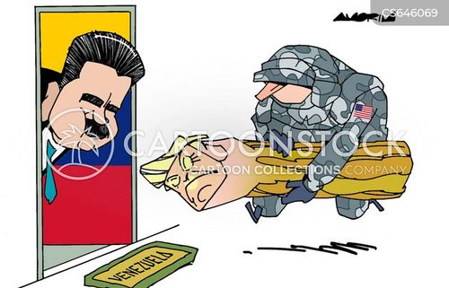 Trump And Venezuela Cartoons and Comics - funny pictures from CartoonStock