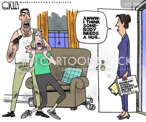 Crime Intervention Cartoons and Comics - funny pictures from CartoonStock