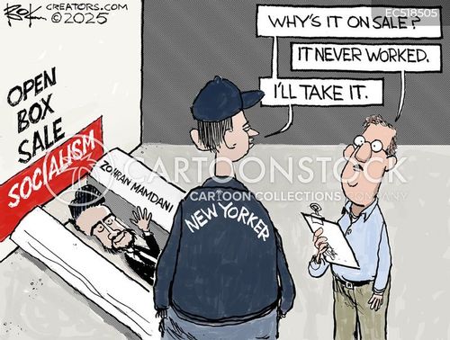 Zohran Mamdani Cartoons and Comics - funny pictures from CartoonStock