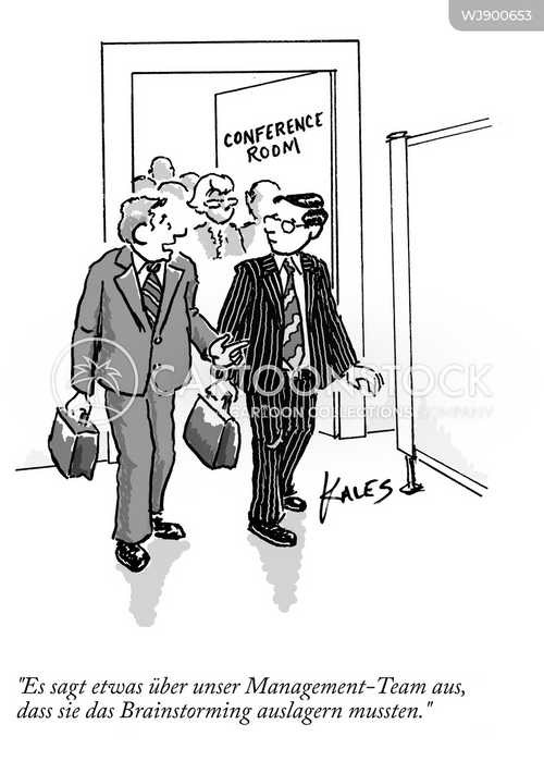 Cartoons und Karikaturen mit Teams