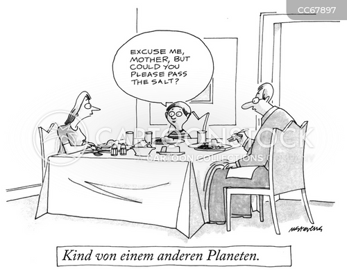 Cartoons und Karikaturen mit Benehmen