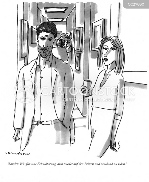 Cartoons und Karikaturen mit Attraktive Frauen