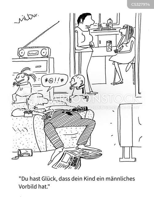 Cartoons und Karikaturen mit Vorbild