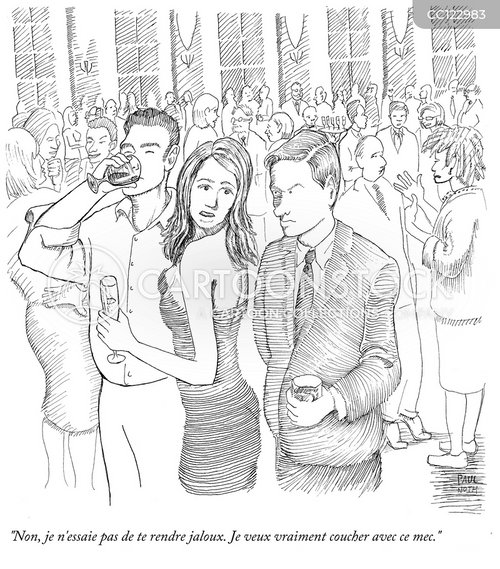 Dessins humoristique et caricaturés avec Conjoint Distrait