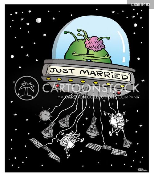 Space Debris Removal Cartoons and Comics - funny pictures from CartoonStock
