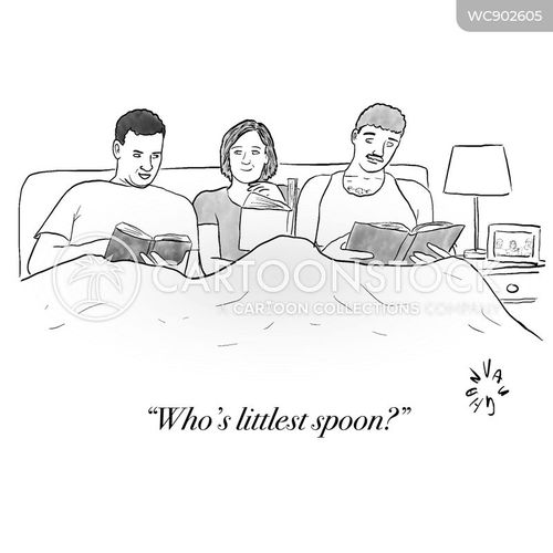 Spooning Cartoons and Comics - funny pictures from CartoonStock