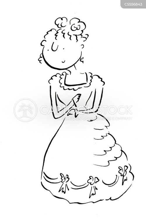 Bridal Dress Cartoons and Comics - funny pictures from CartoonStock