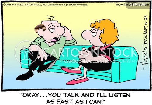 Active Listening Cartoons and Comics - funny pictures from CartoonStock