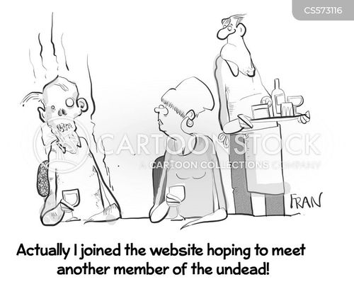 Ambitious Undead Cartoons and Comics - funny pictures from CartoonStock