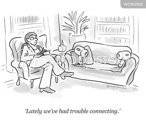Trouble Connecting Cartoons and Comics - funny pictures from CartoonStock