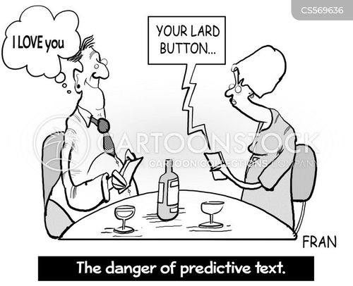 Predictive Text Cartoons and Comics - funny pictures from CartoonStock