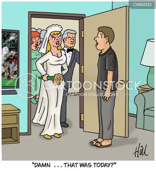 Sports Over Marriage Cartoons and Comics - funny pictures from CartoonStock