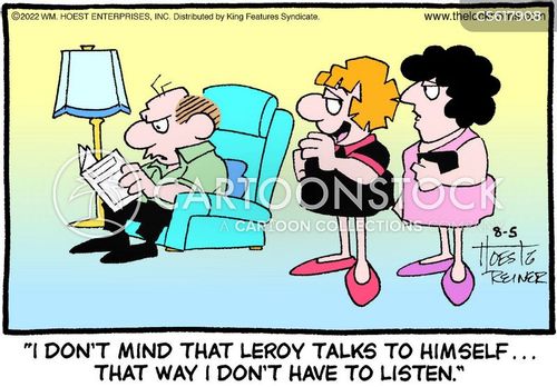 Soliloquy Cartoons and Comics - funny pictures from CartoonStock