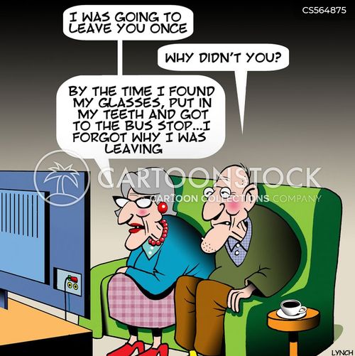 Old Couple Cartoons and Comics - funny pictures from CartoonStock