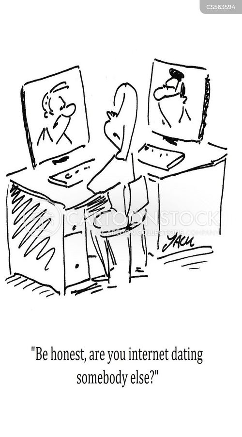 Online Encounter Cartoons and Comics - funny pictures from CartoonStock