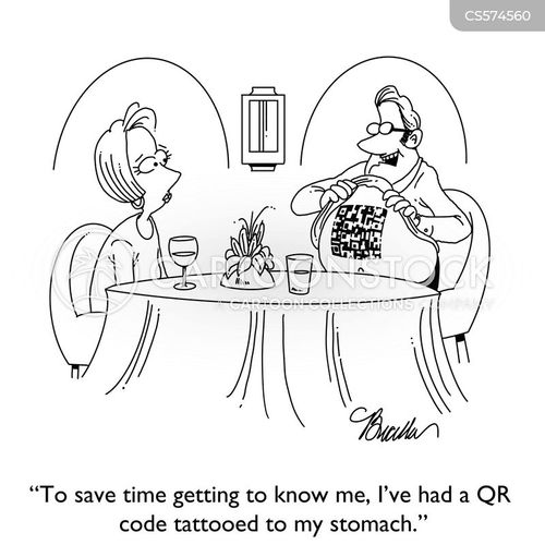Code Tattoo Cartoons and Comics - funny pictures from CartoonStock